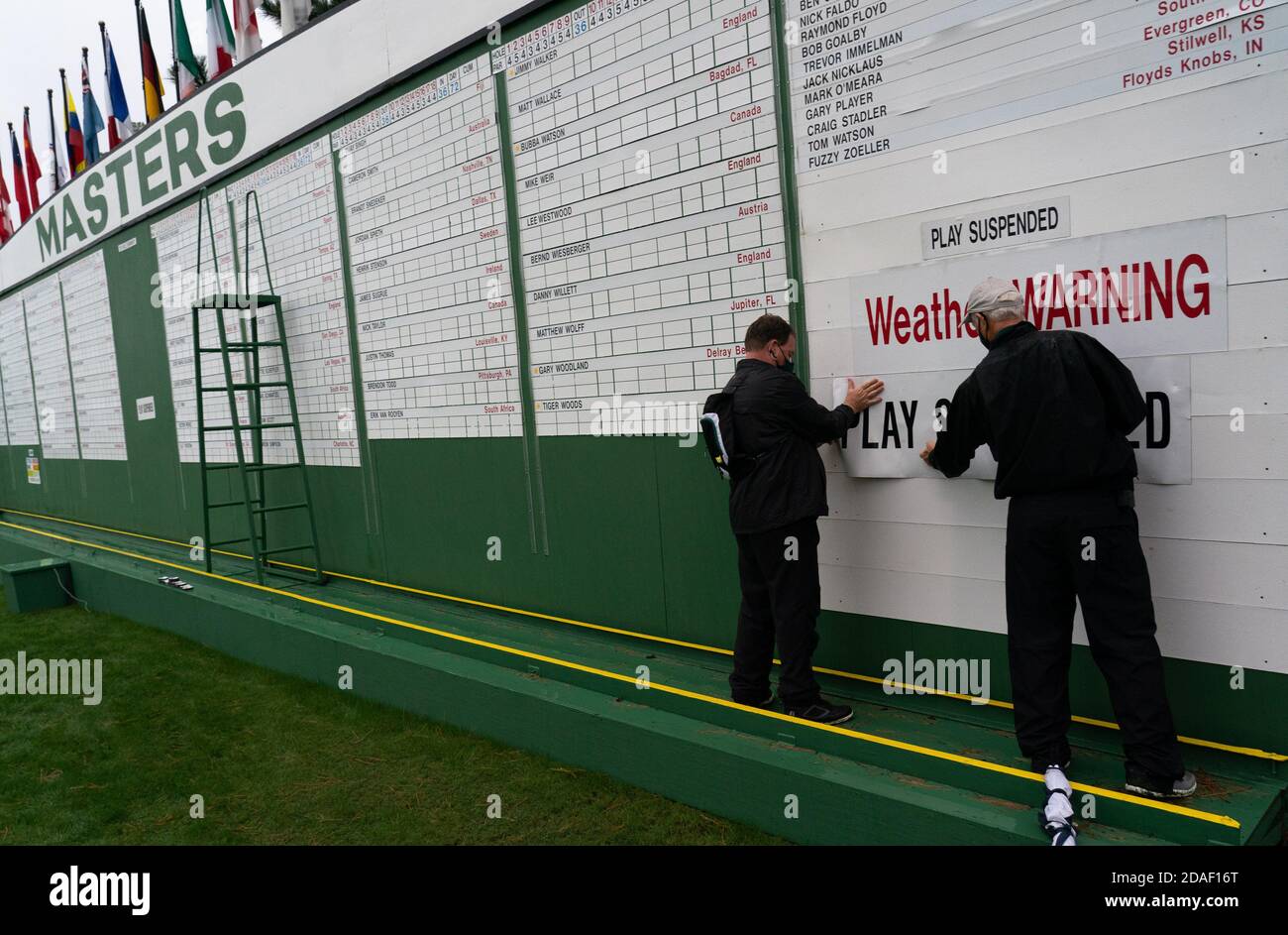 The masters golf augusta signs hi-res stock photography and images - Alamy