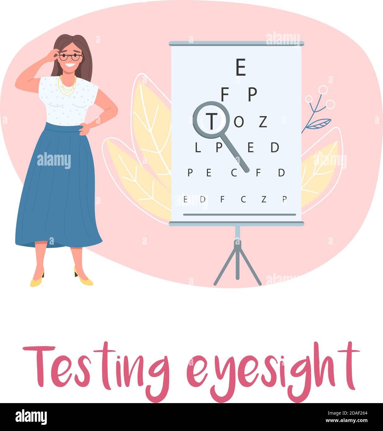 Ophthalmology clinic banner Stock Vector Images - Alamy