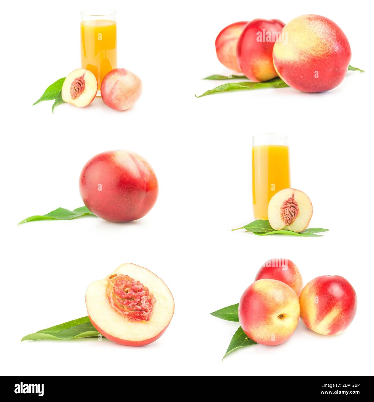 Peaches set hi-res stock photography and images - Alamy