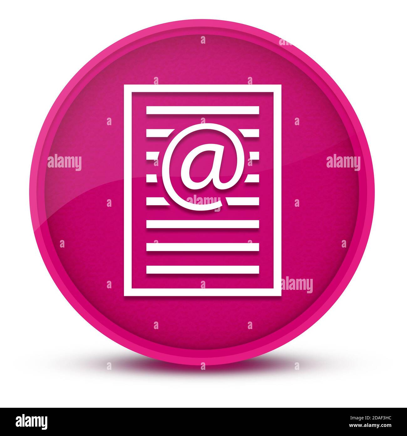 Email address page luxurious glossy pink round button abstract ...