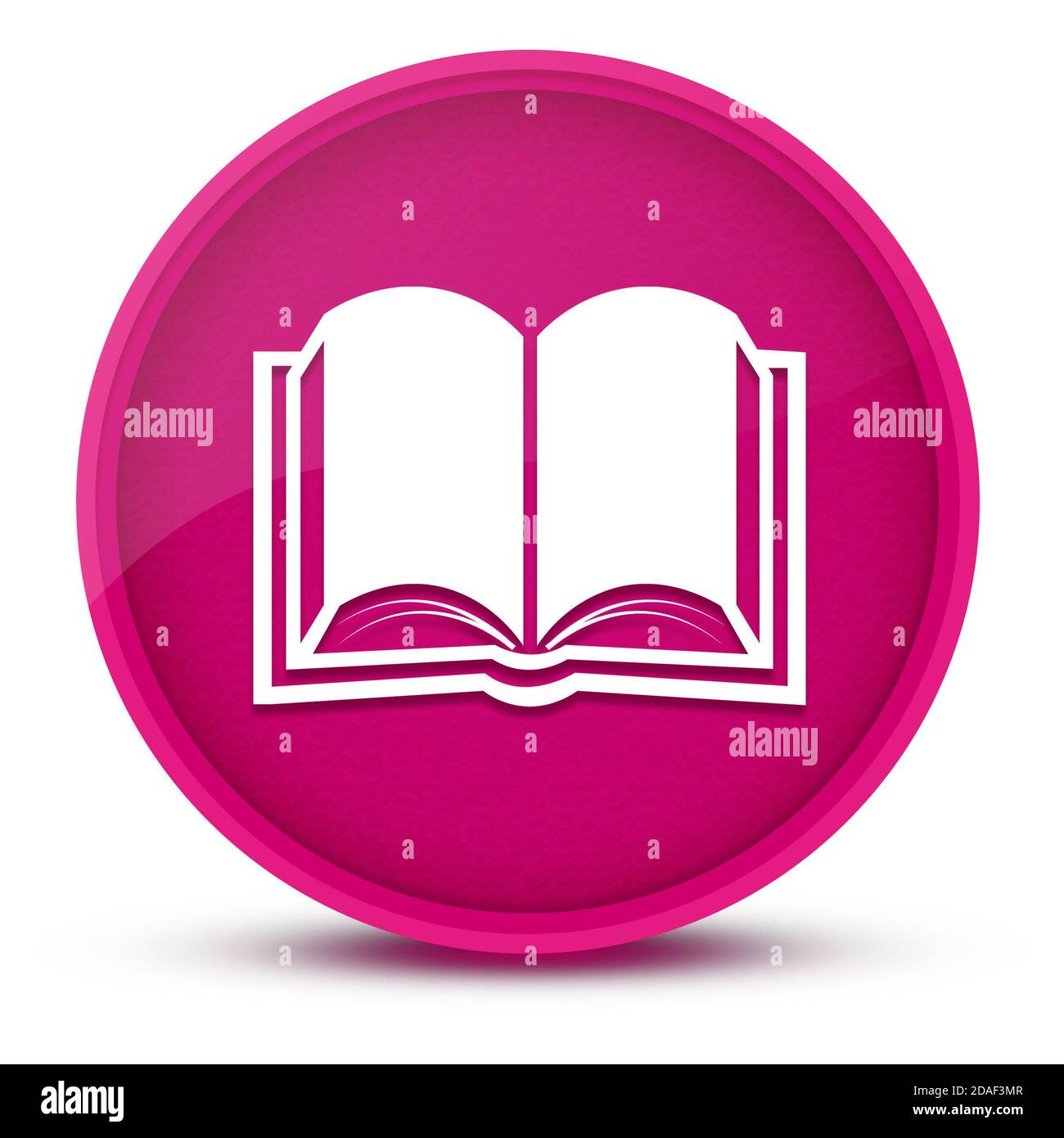 Book luxurious glossy pink round button abstract illustration Stock ...