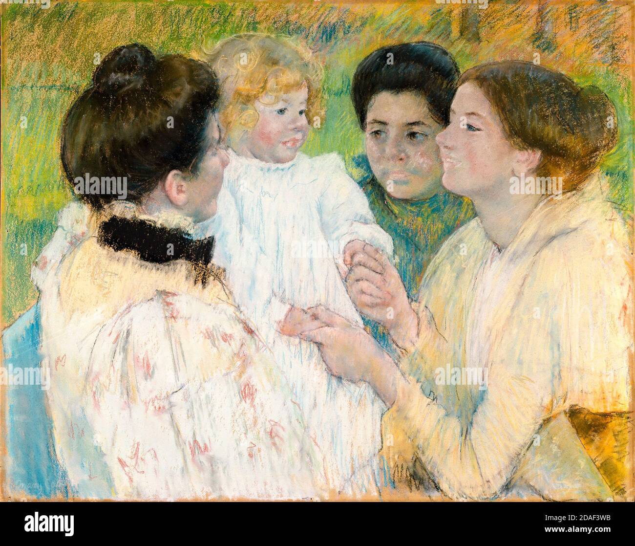 Mary Cassatt Woman In Black At The Opera