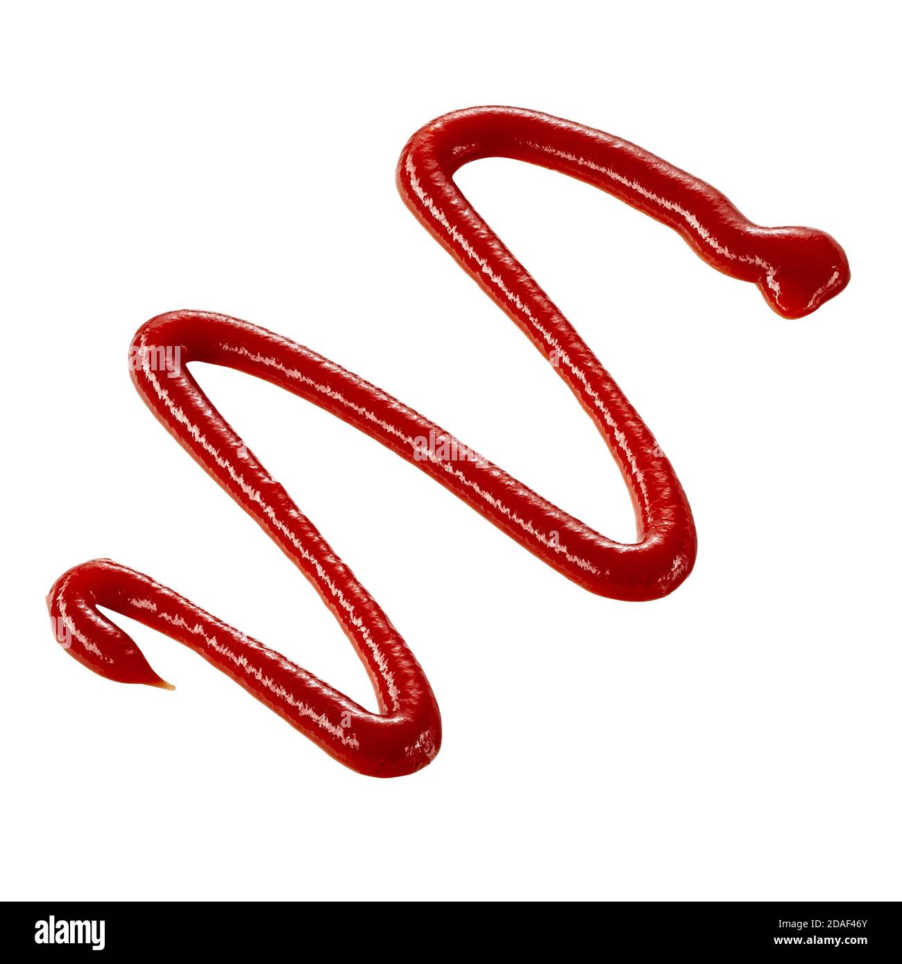 Squiggle and sauce Cut Out Stock Images & Pictures - Alamy