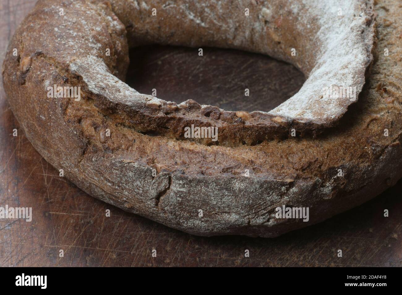 Bublik traditional Russian bread close up shot Stock Photo - Alamy