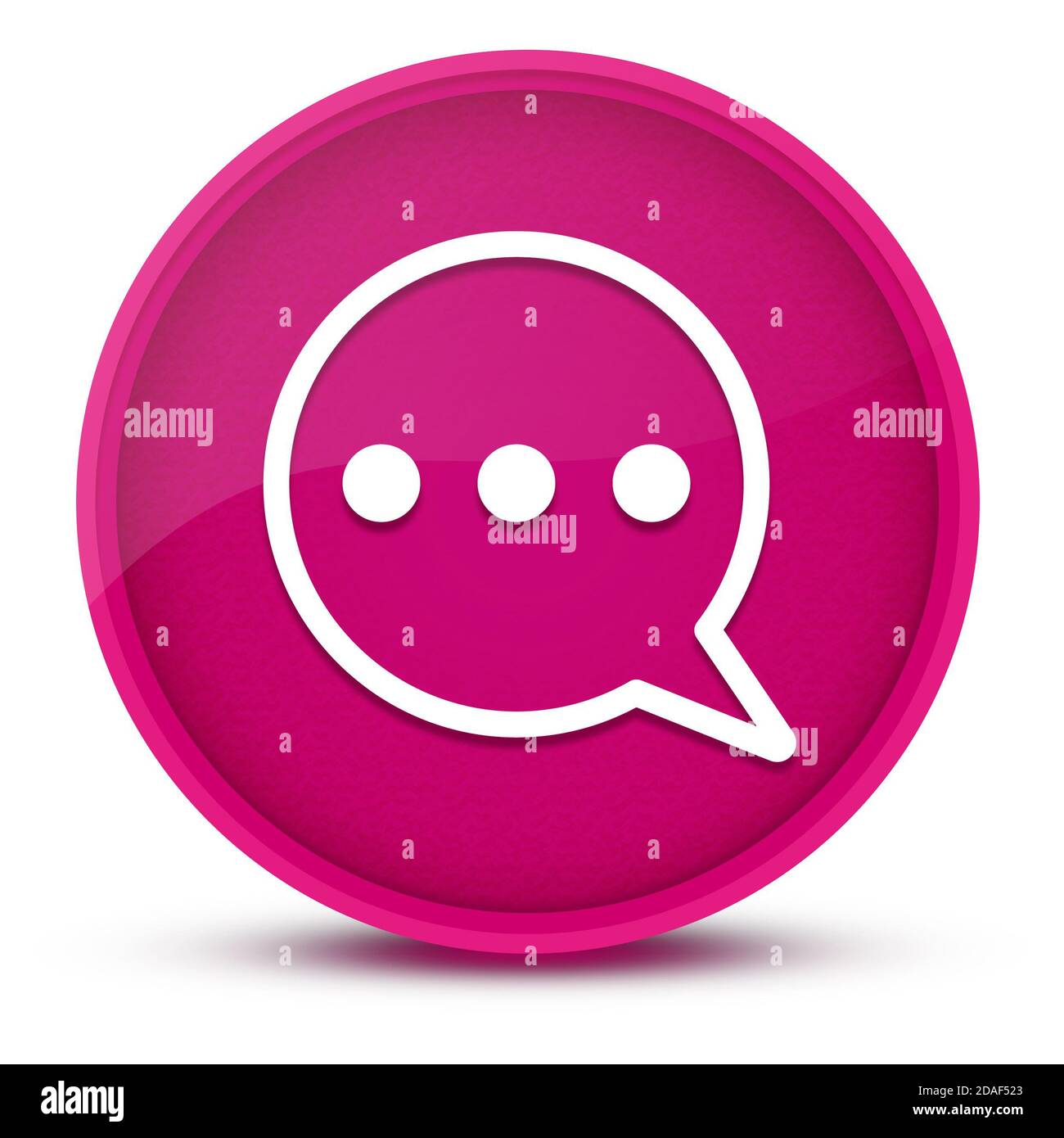 Comment luxurious glossy pink round button abstract illustration Stock ...