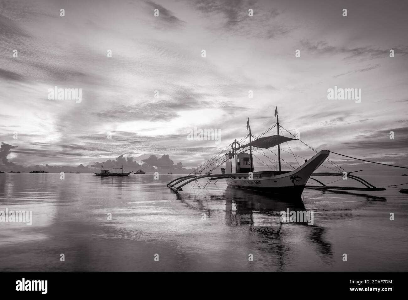 Beautiful sunrise in tropical Philippines Stock Photo - Alamy