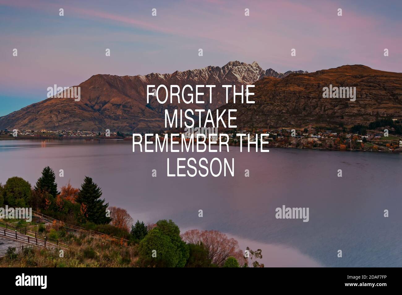 Inspirational and motivational quotes - Forget the mistake remember the ...