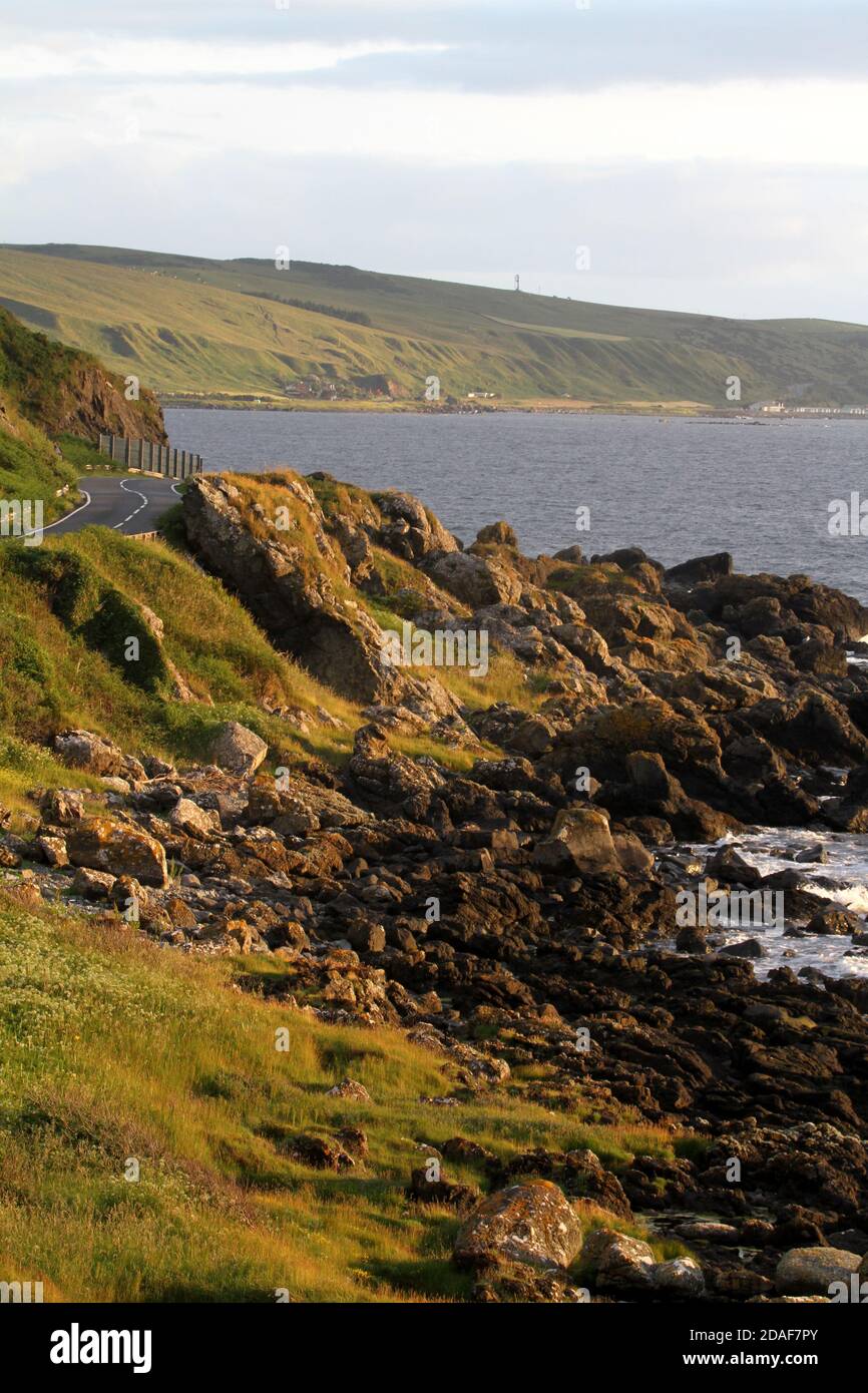 Ayrshire Carrick Coastal Road Lendalfoot, Scotland, UK Stock Photo - Alamy