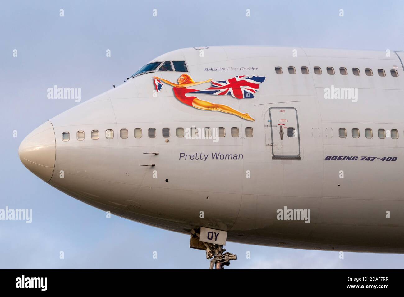Boeing 747 jumbo jet nose hi-res stock photography and images - Alamy