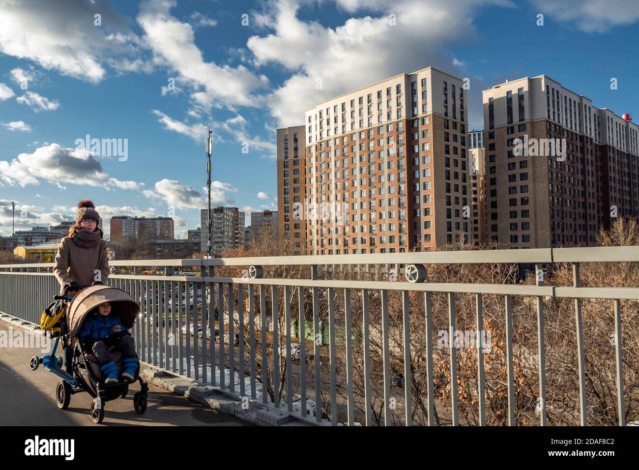 Russia, Moscow. People walk in a street Stock Photo - Alamy
