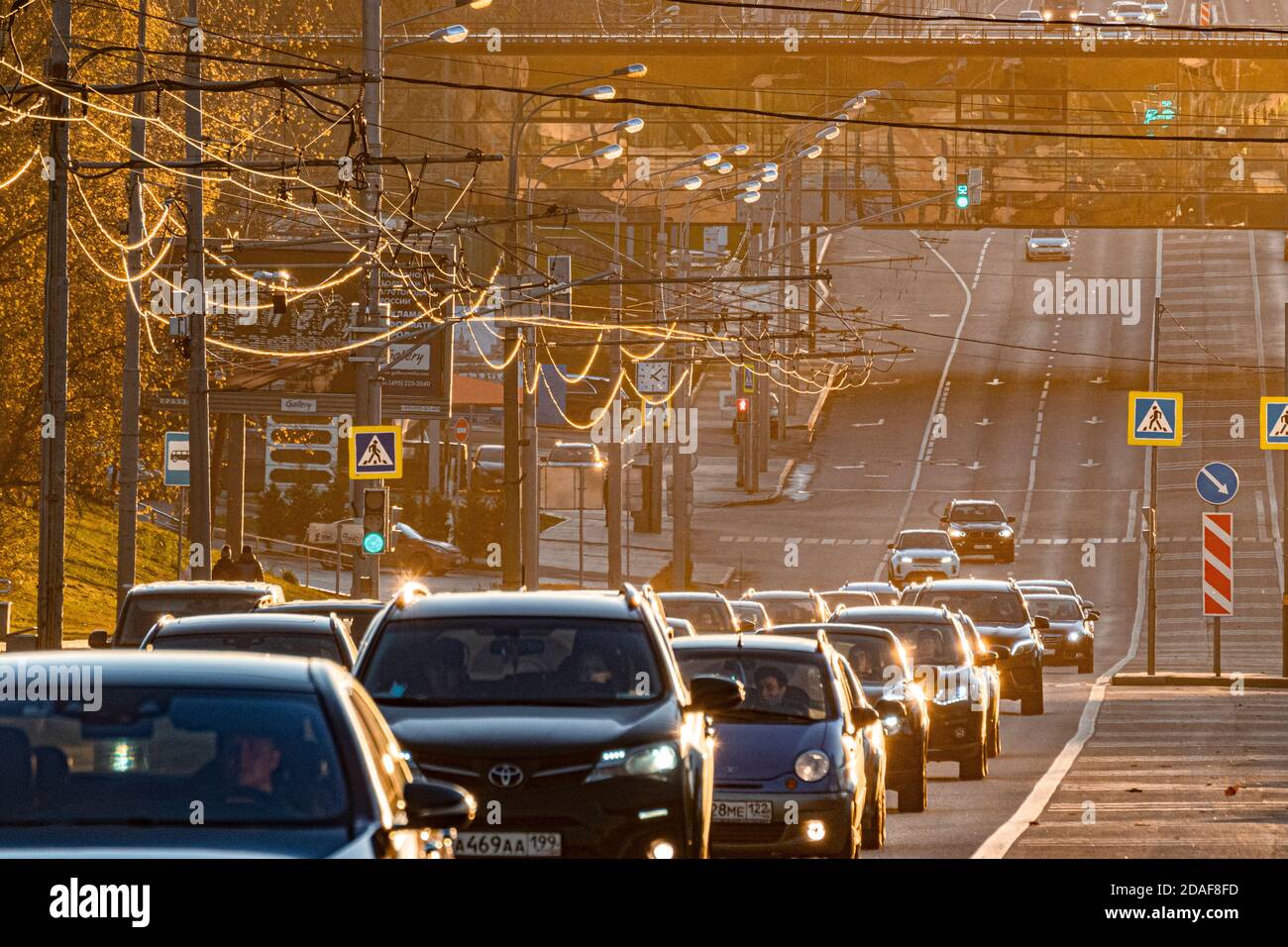 Russia, Moscow. Michurinsky Prospekt Street Stock Photo - Alamy