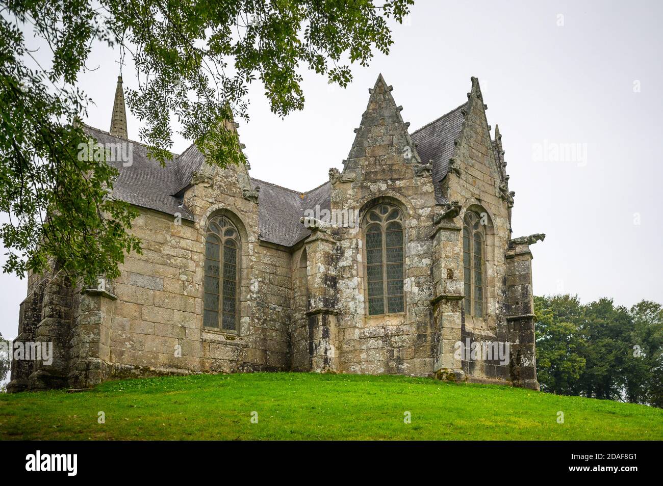 Old church in the middle of forest Stock Photo - Alamy