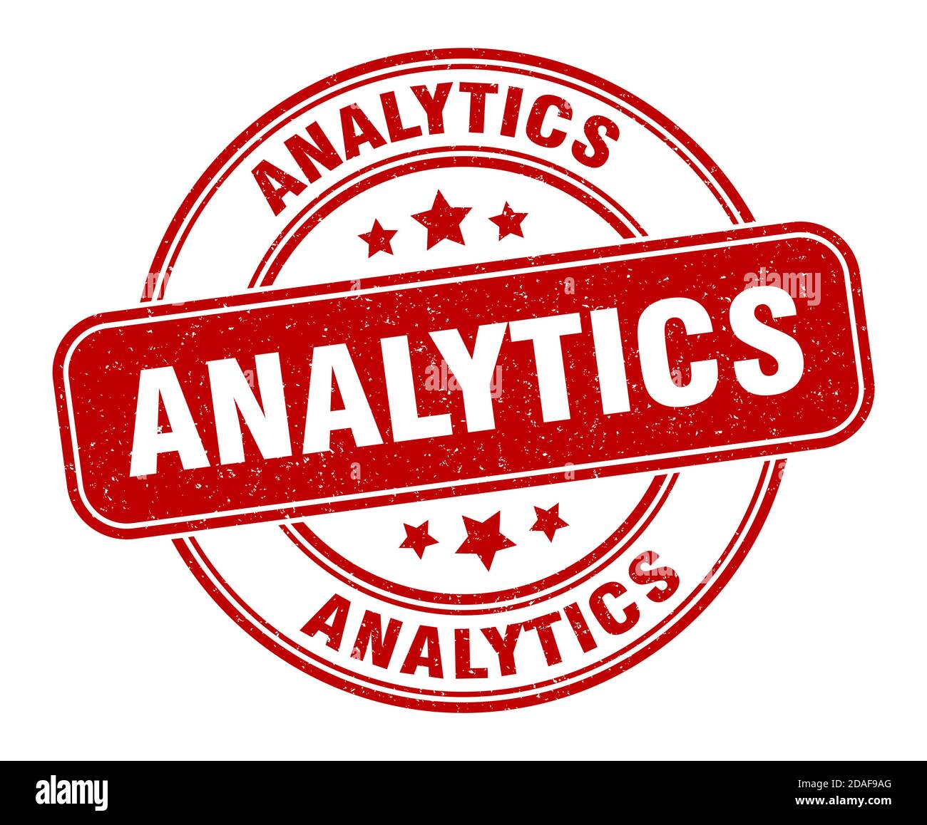 analytics stamp. analytics sign. round grunge label Stock Vector Image ...