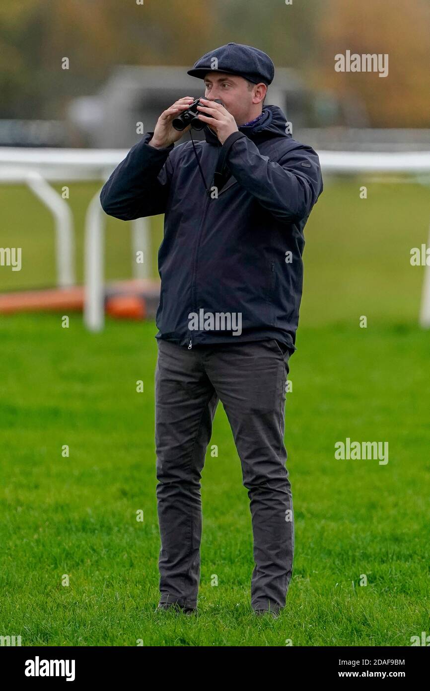 Trainer Olly Murphy poses at Taunton Racecourse, Taunton Stock Photo ...