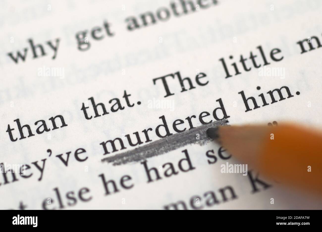 Underlined underline underlining hi-res stock photography and images ...