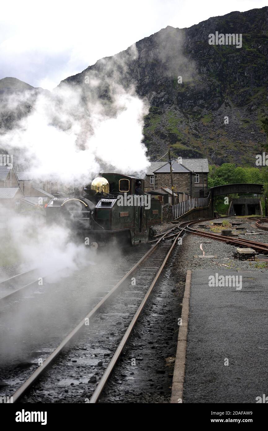 "Earl of Meirioneth / Iarll Meirionnydd" running round at Balenau ...
