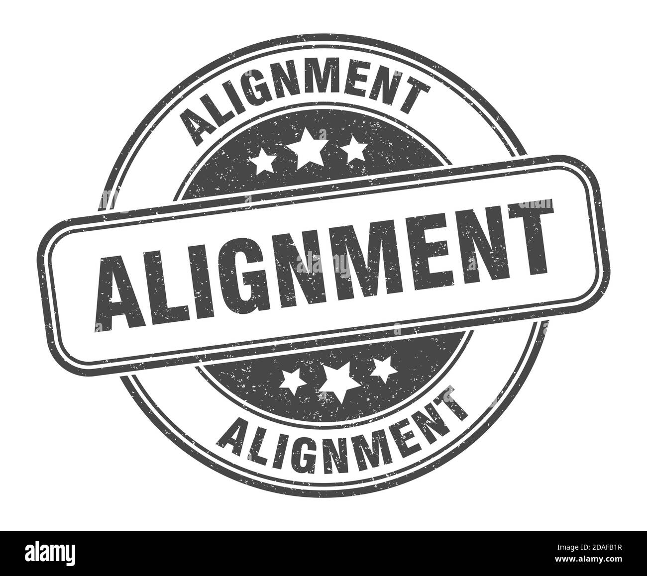 alignment stamp. alignment sign. round grunge label Stock Vector Image ...