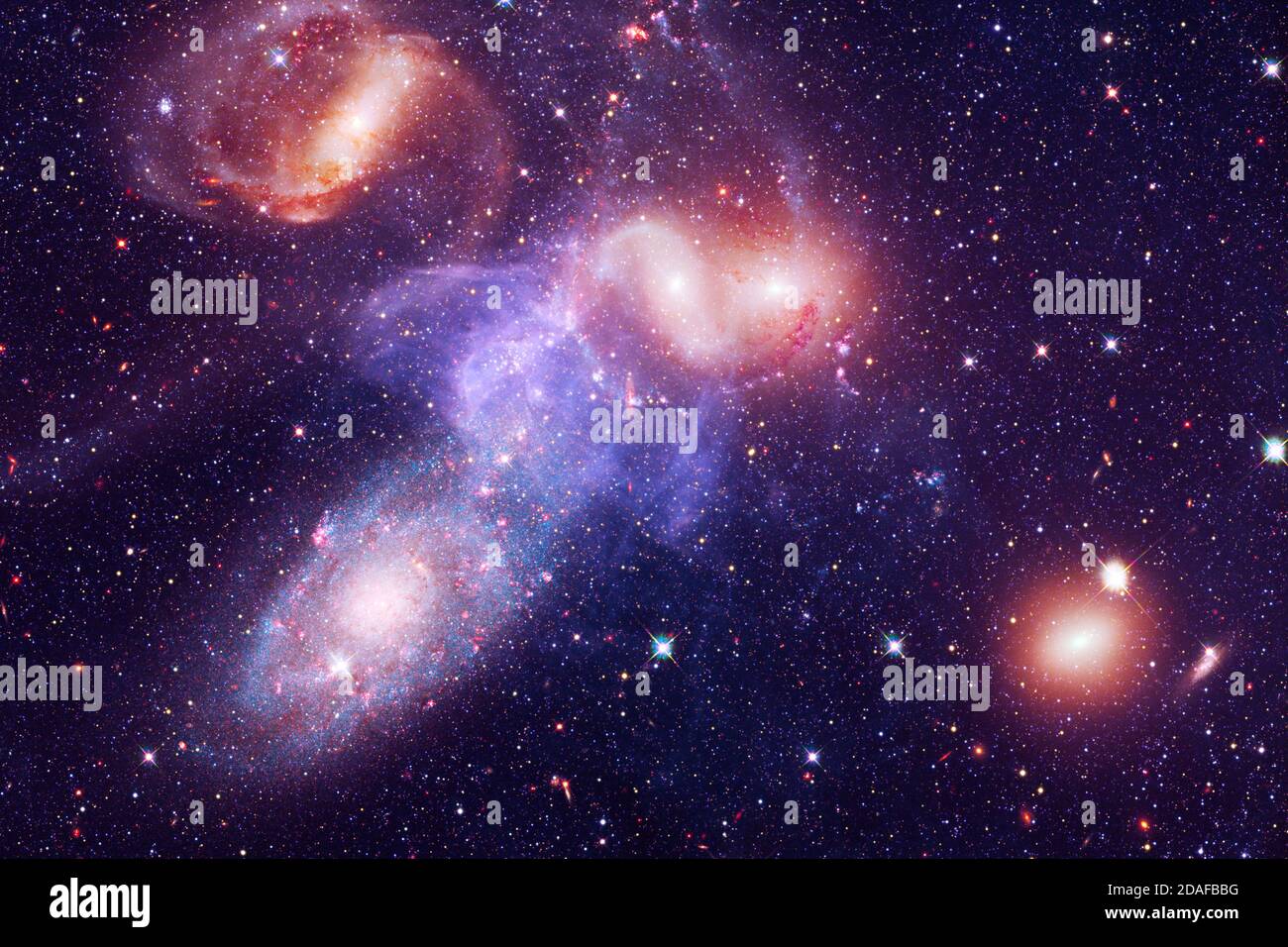 Cluster of stars. Starfield. Nebula. Elements of this image furnished ...