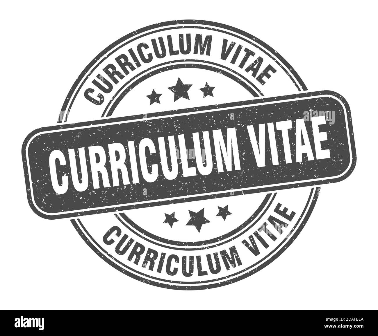 curriculum vitae stamp. curriculum vitae sign. round grunge label Stock ...