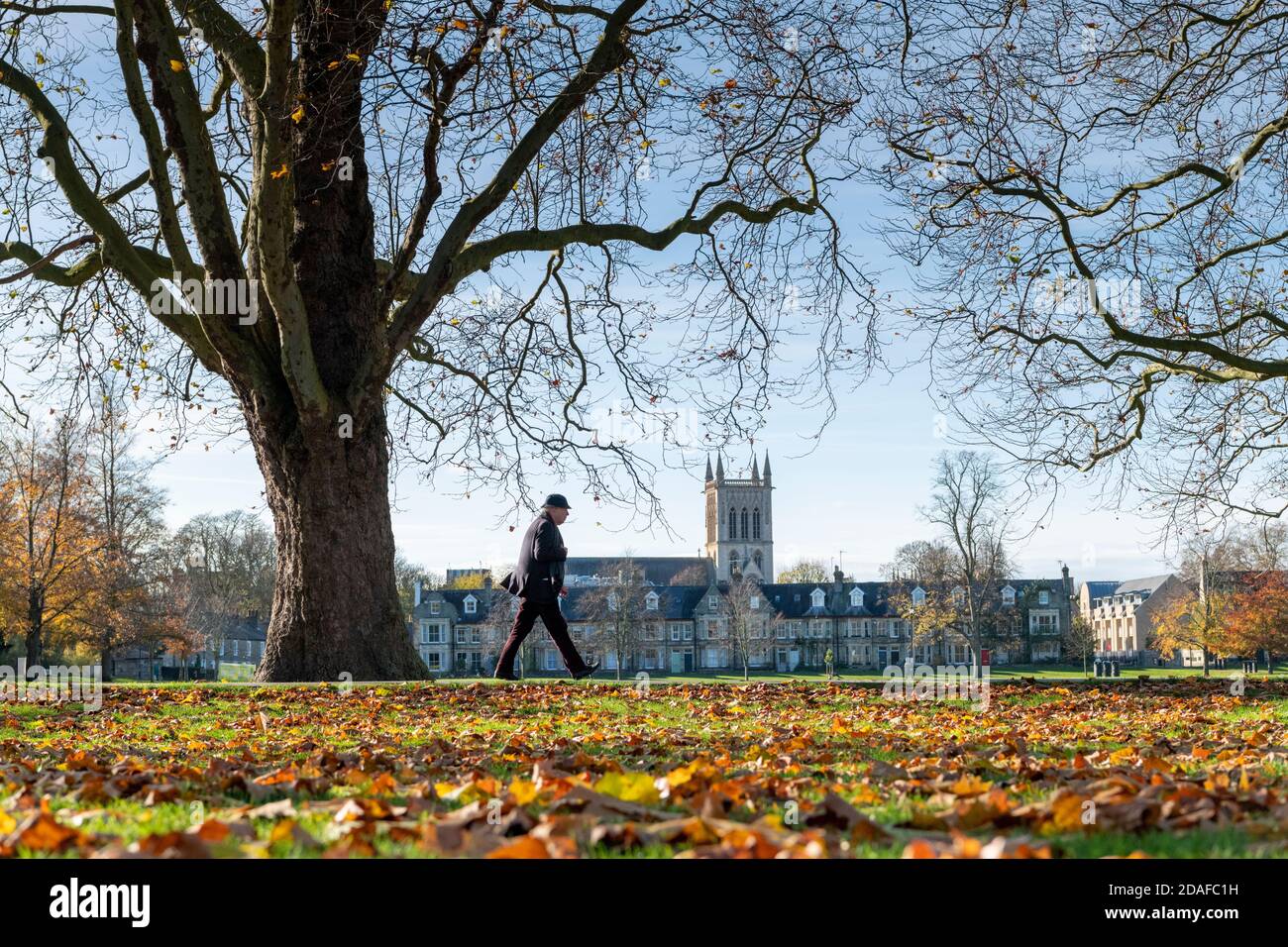 Jesus green cambridge cambridgeshire open space hi-res stock ...