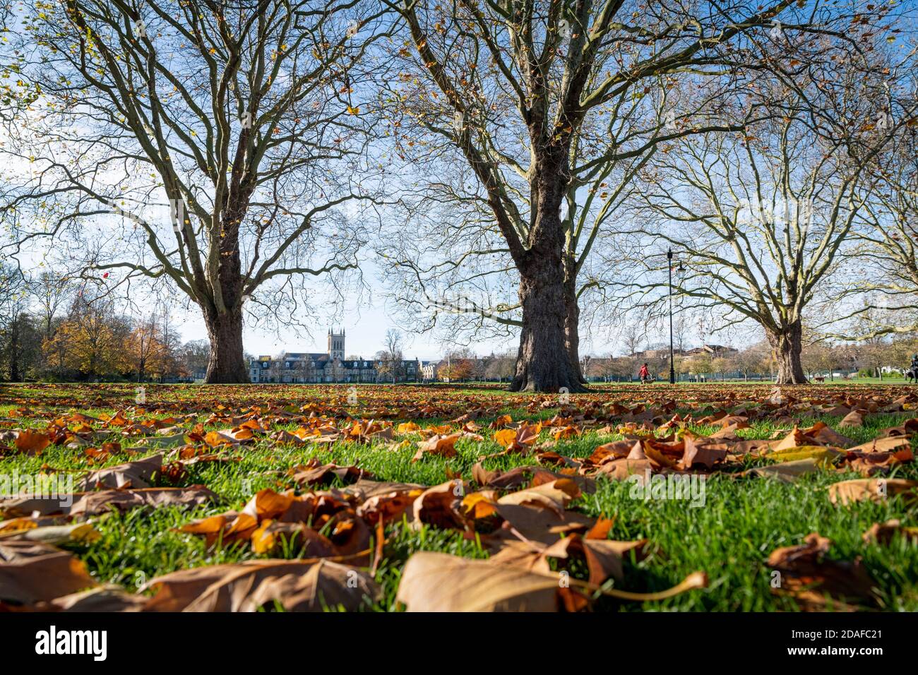 Jesus green cambridge cambridgeshire open space hi-res stock ...