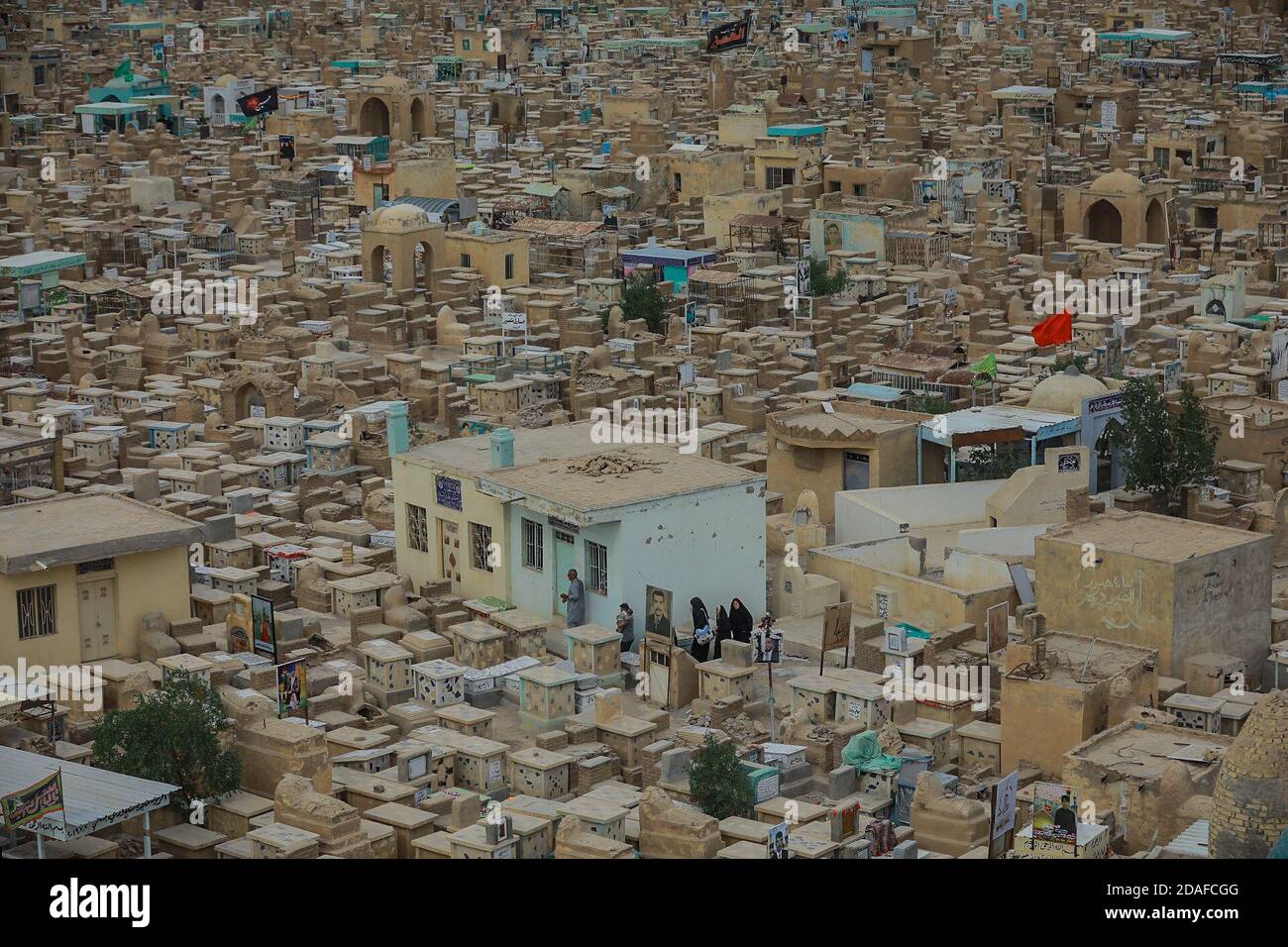 Najaf, Iraq. 12th Nov, 2020. A general view of the Wadi al-Salam ...