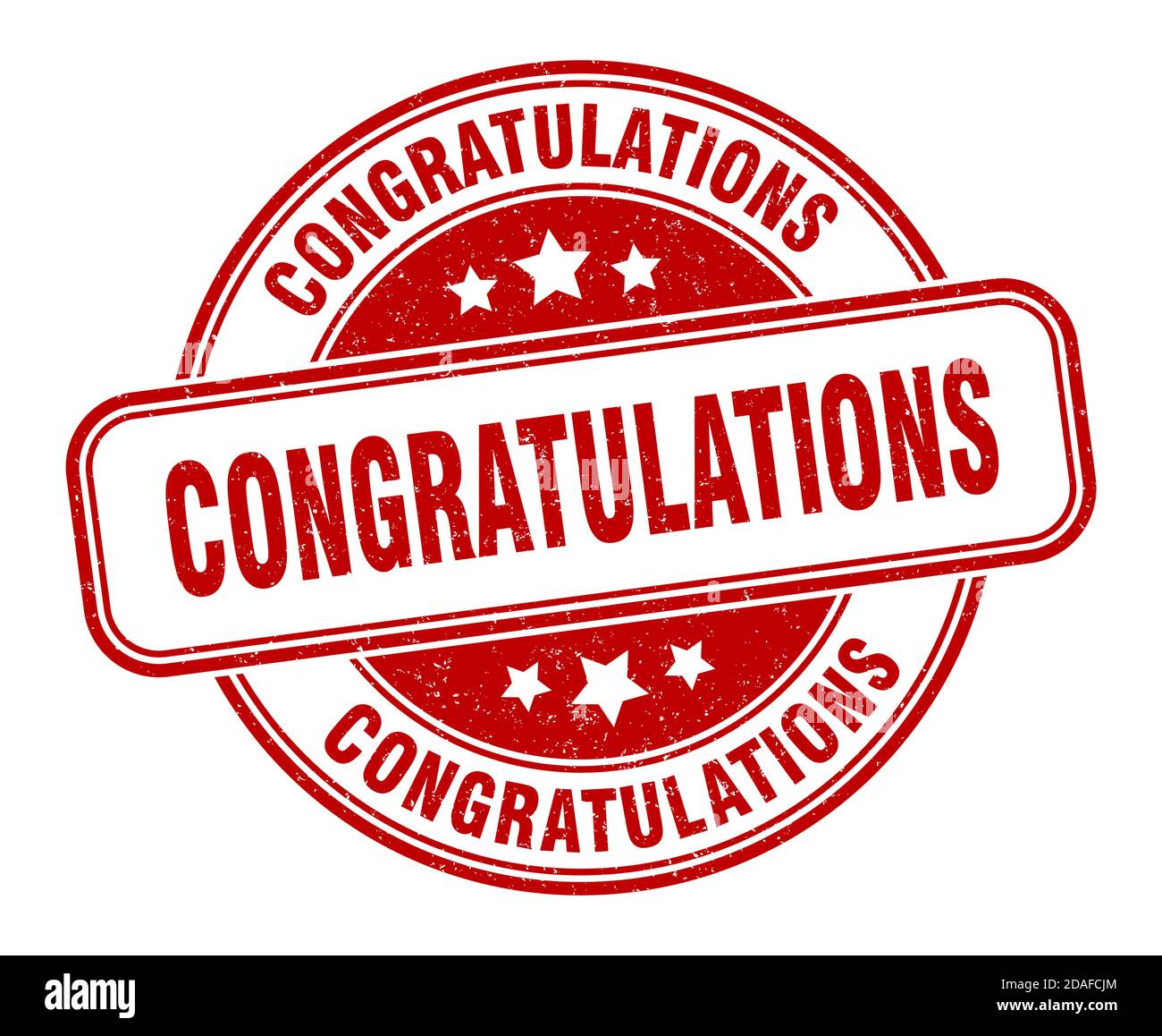 Congratulations stamp round sign hi-res stock photography and images ...