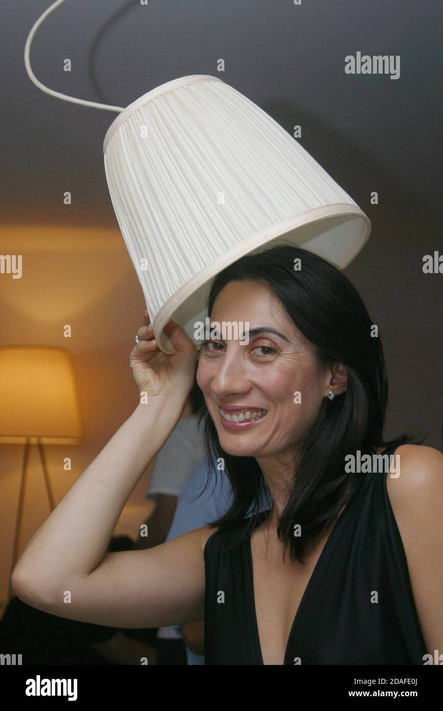 Miami Beach, FL 12-5-2002 Ahn Duong at the Delano Hotel for the launch ...