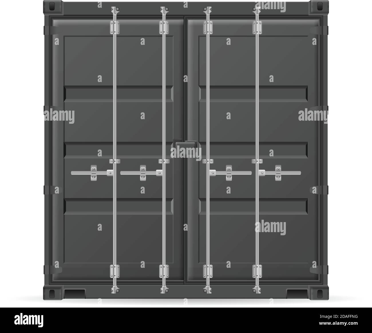 Cargo container on a white background. Vector illustration Stock Vector ... Cargo container on a white background. Vector illustration Stock Vector ...