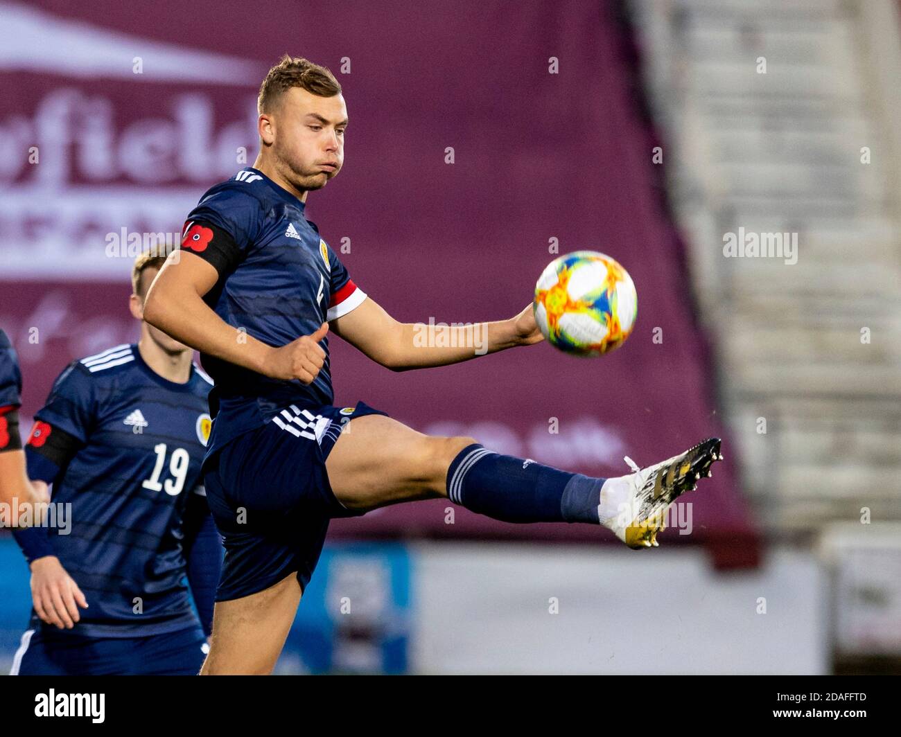 Edinburgh, Scotland, UK. 12th November 2020 Ryan Porteous of Scotland ...