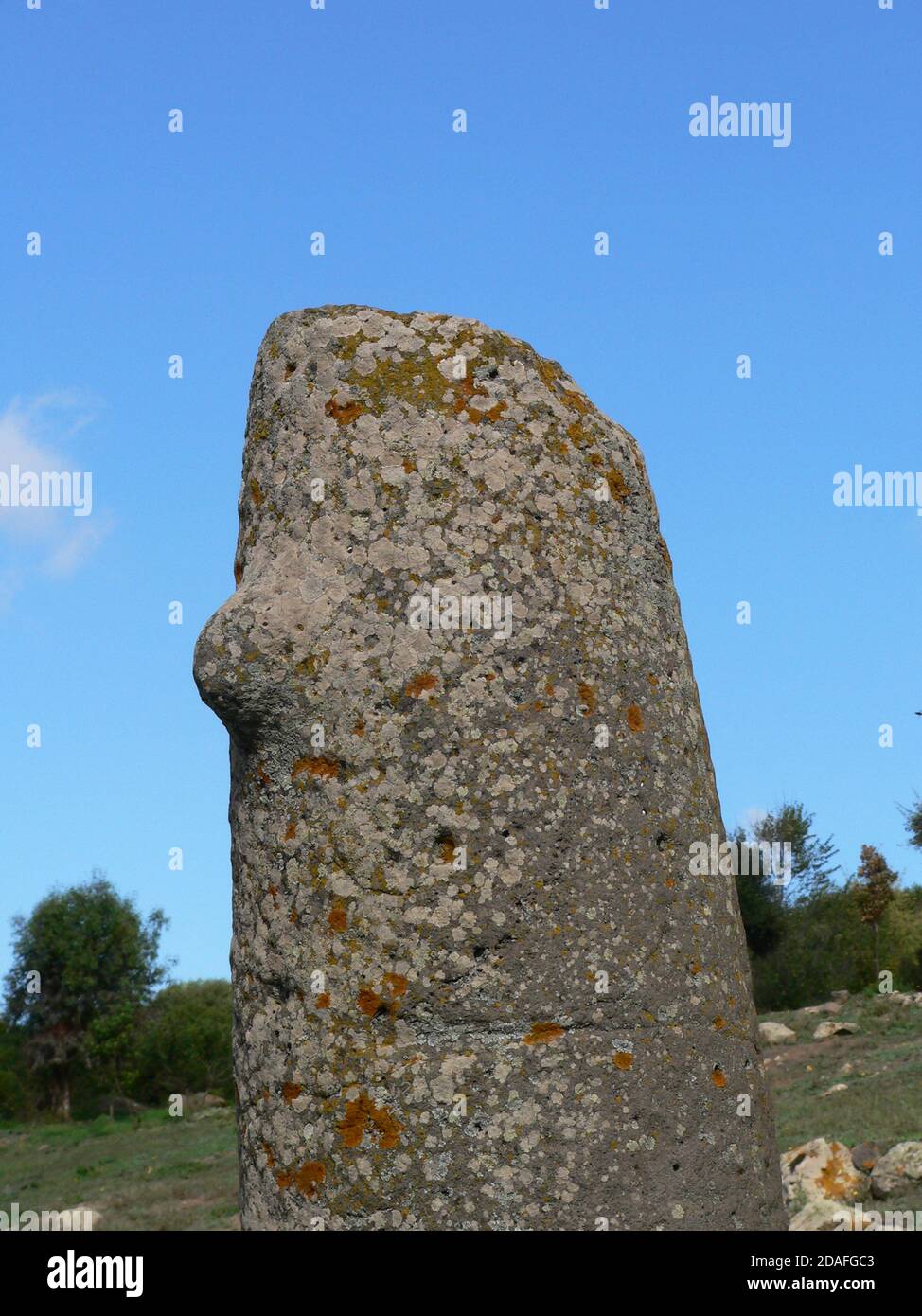 Sedilo, Sardinia, Italy. San Costantino sanctuary: the "Betile ...