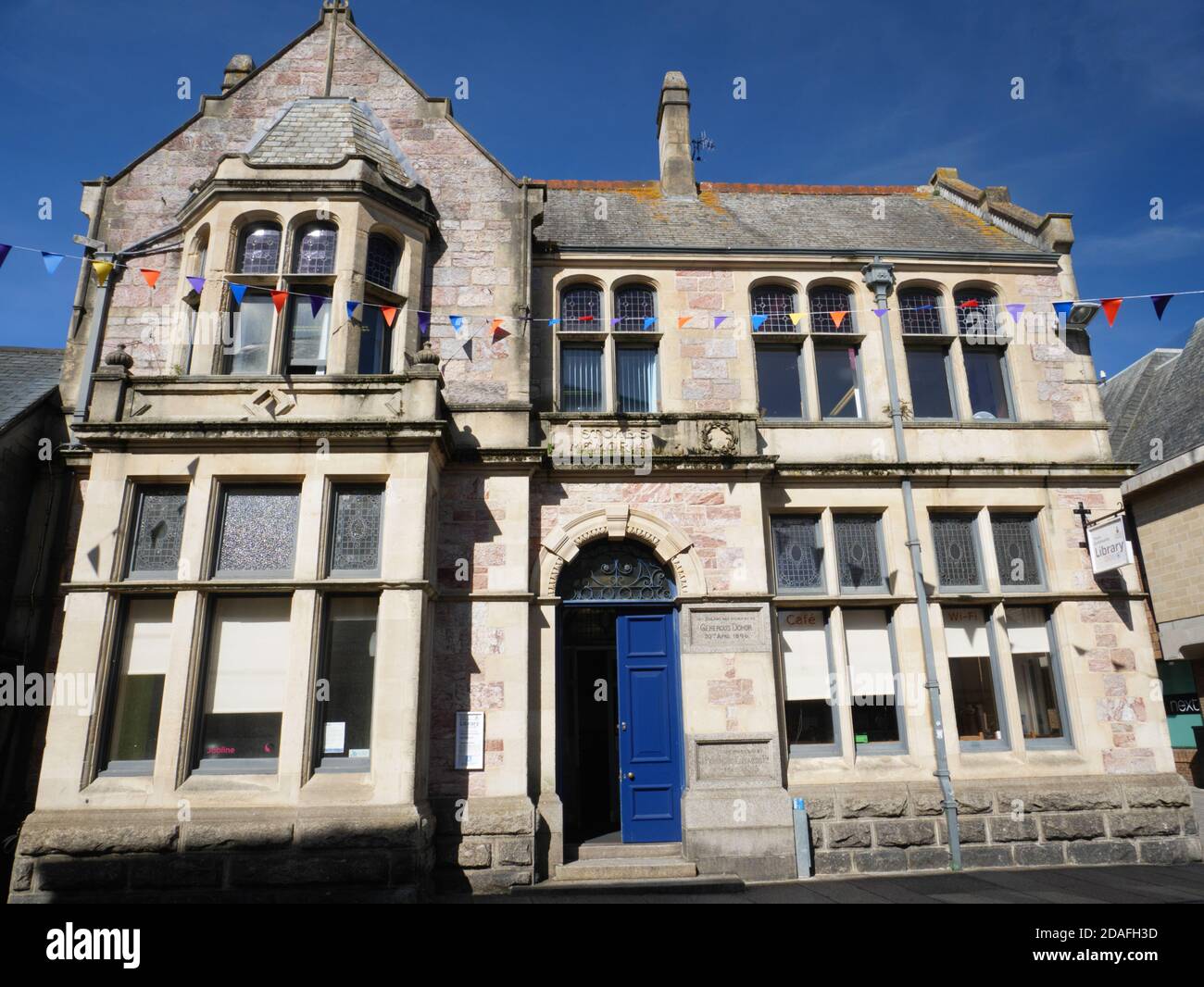 Passmore Edwards Library, Pydar Street, Truro, Cornwall Stock Photo - Alamy