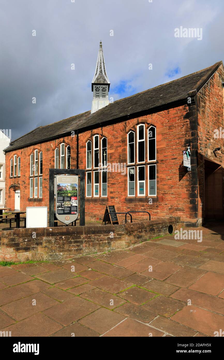 Penrith Library, St Andrews centre, St Andrews churchyard, Penrith town ...