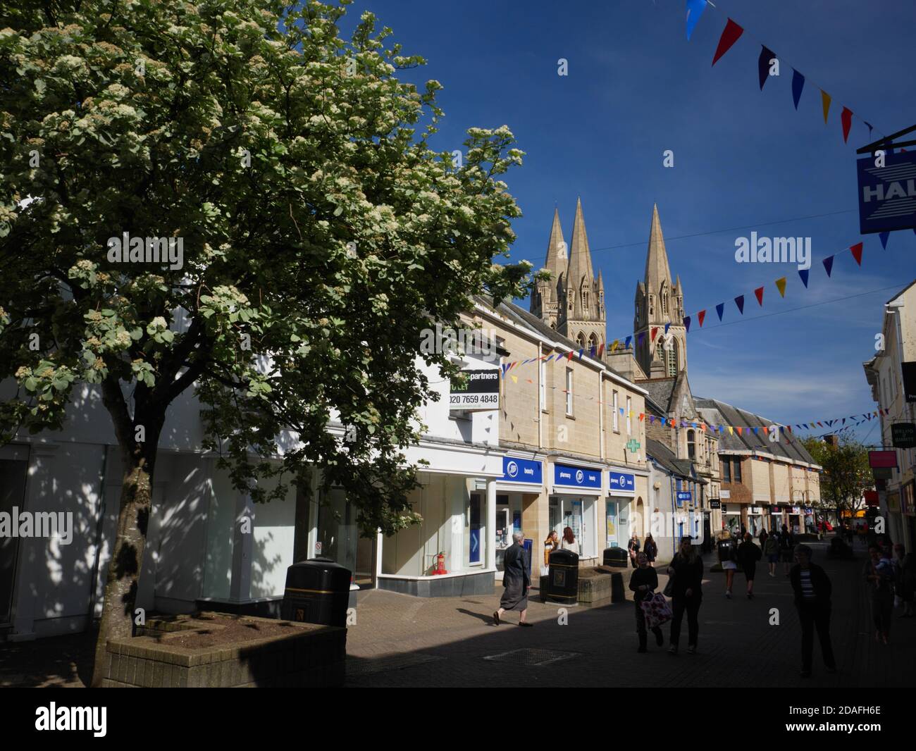 Pydar Street, Truro, Cornwall Stock Photo - Alamy