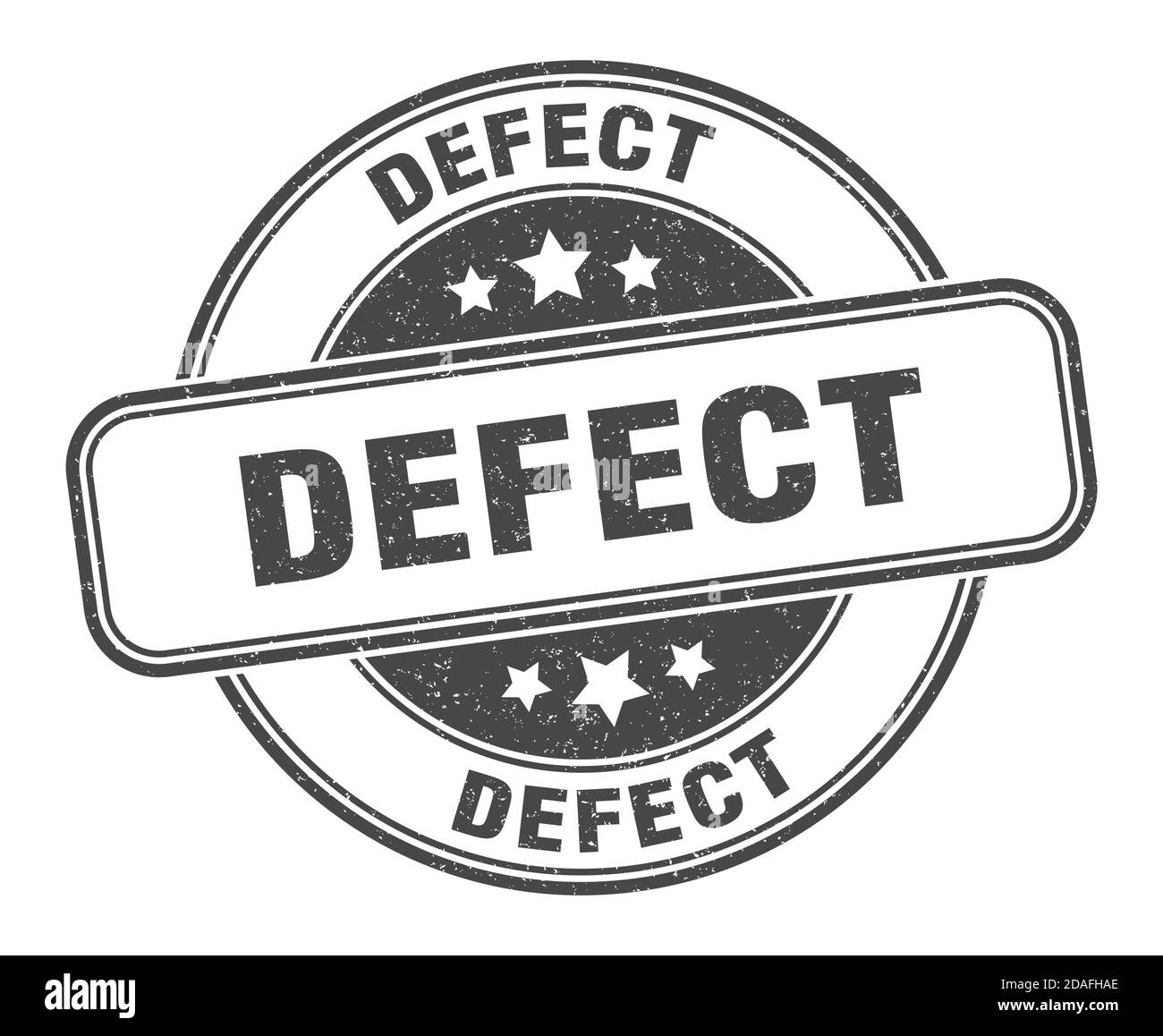 defect stamp. defect sign. round grunge label Stock Vector Image & Art ...