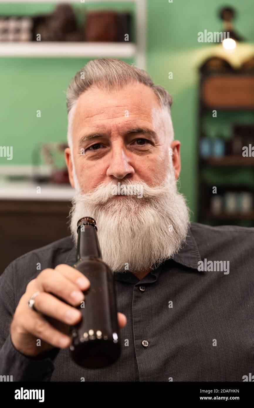 Bearded model hi-res stock photography and images - Alamy