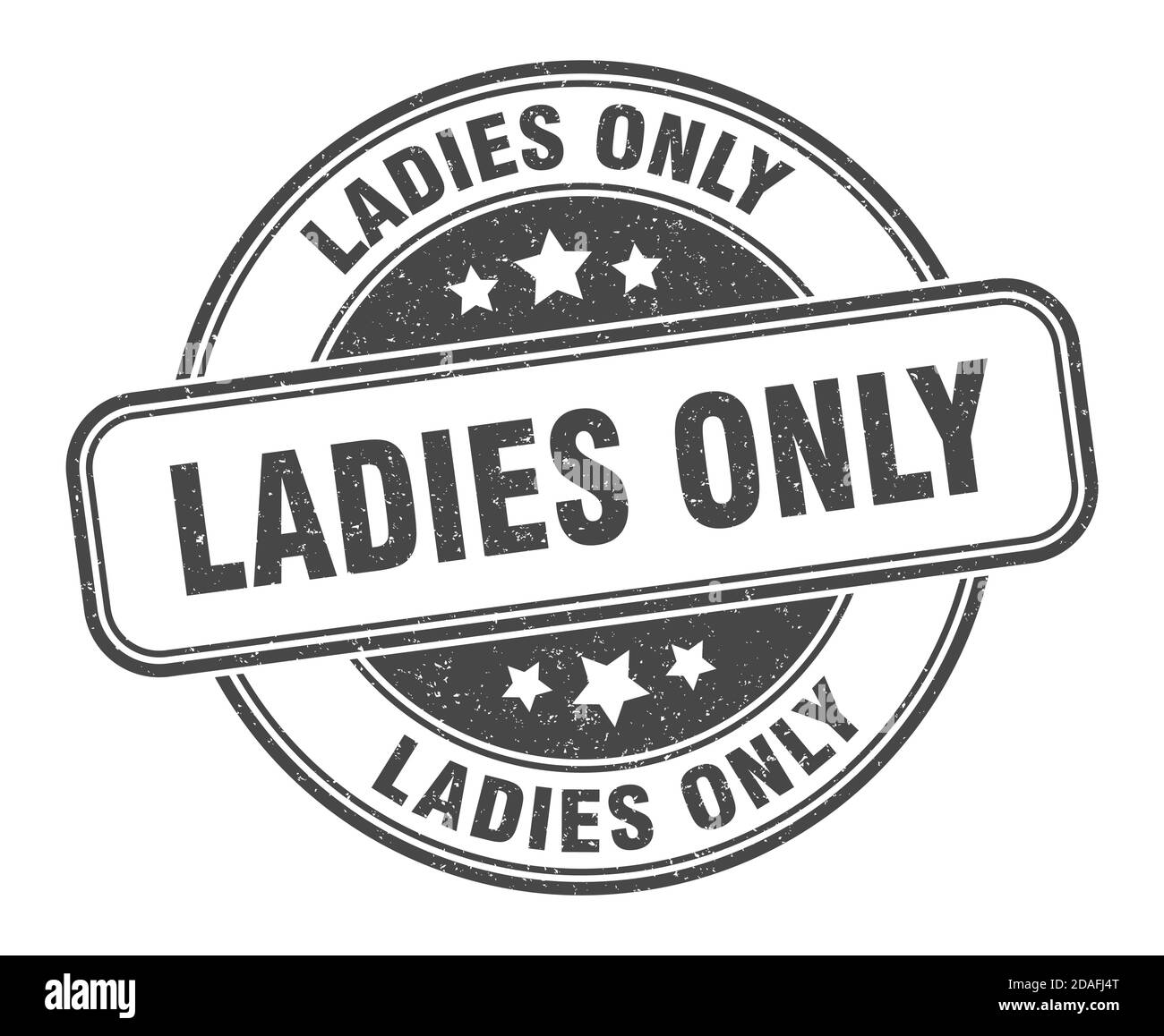 ladies only stamp. ladies only sign. round grunge label Stock Vector ...