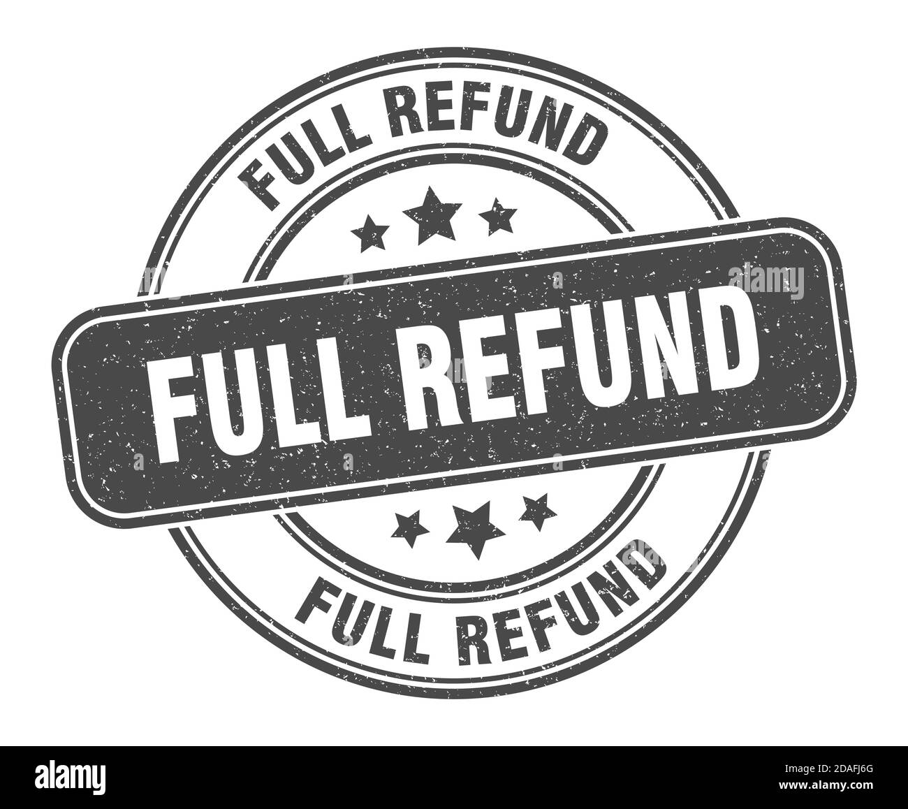 Full refund rubber stamp hi-res stock photography and images - Alamy