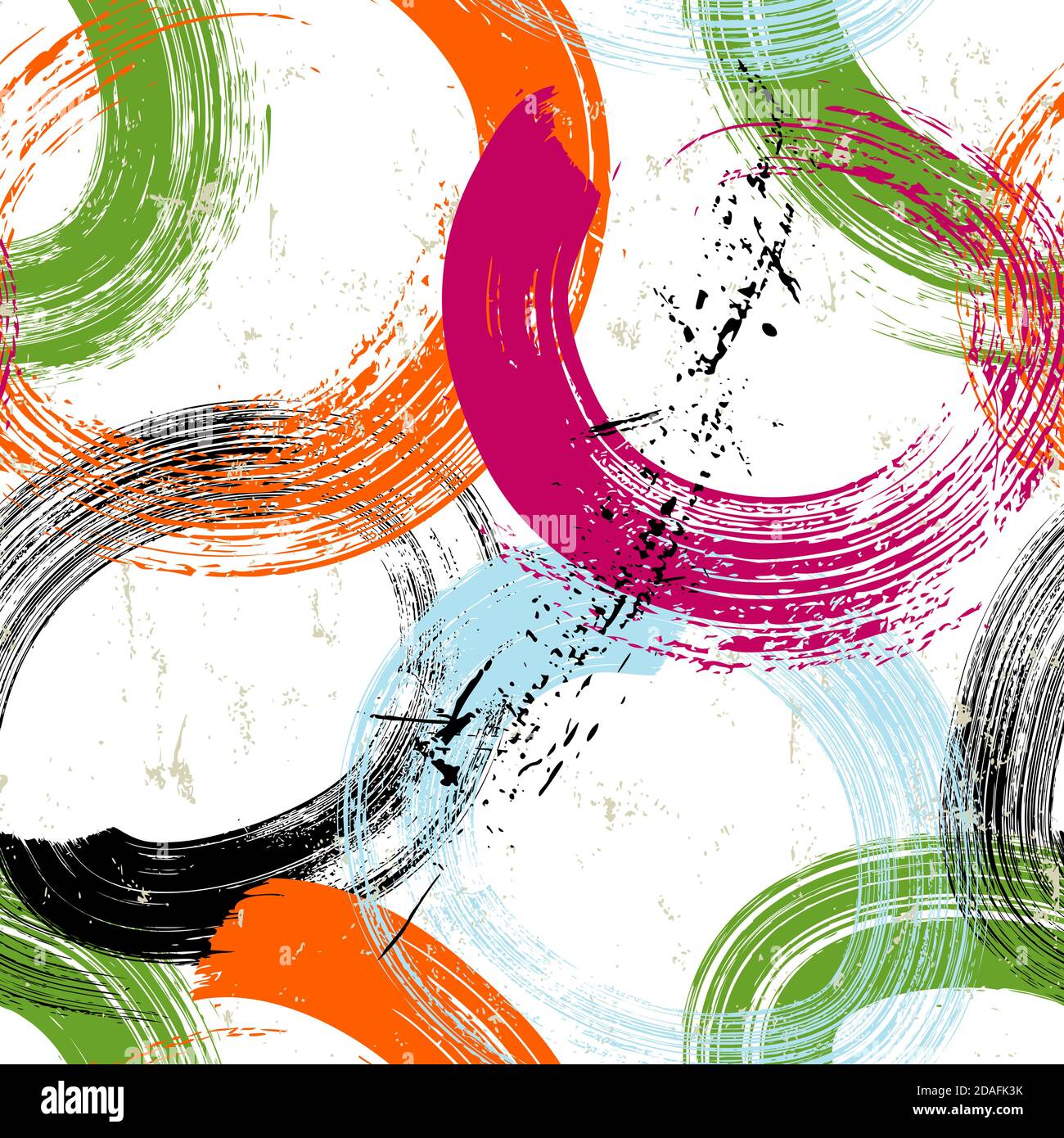 seamless abstract background pattern, with circles/swirls, paint ...