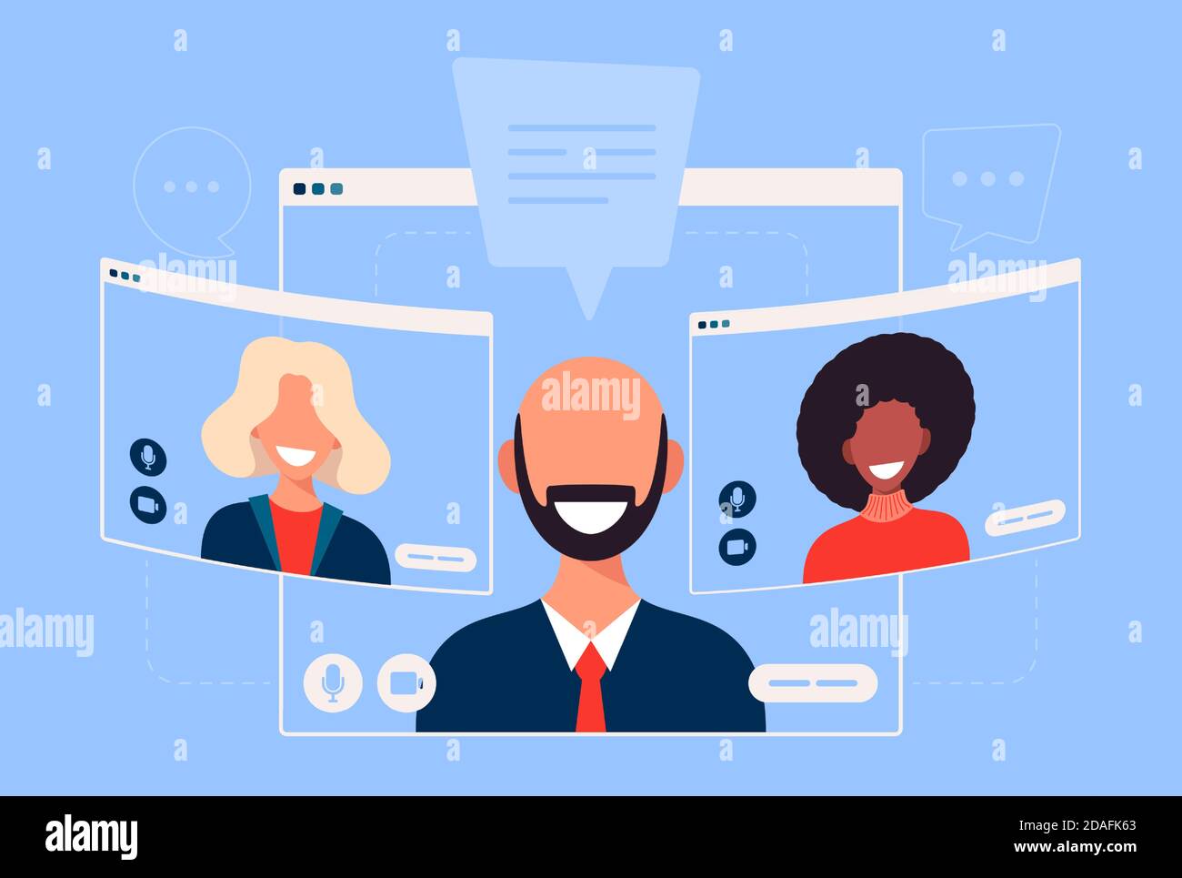 Normal man happy portrait Stock Vector Images - Alamy