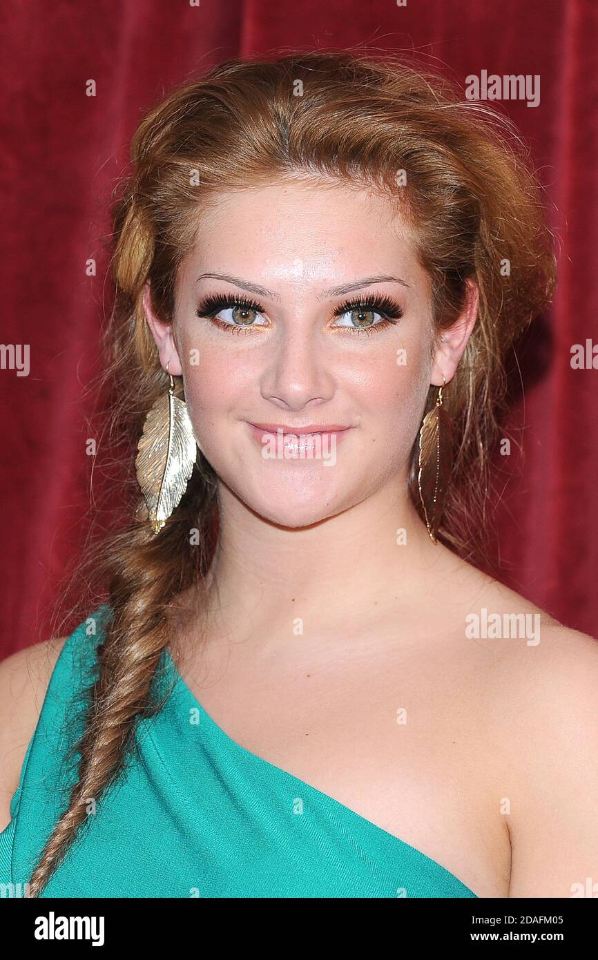 Isobel Hodgins attends The British Soap Awards 2012 at the ITV Studios ...