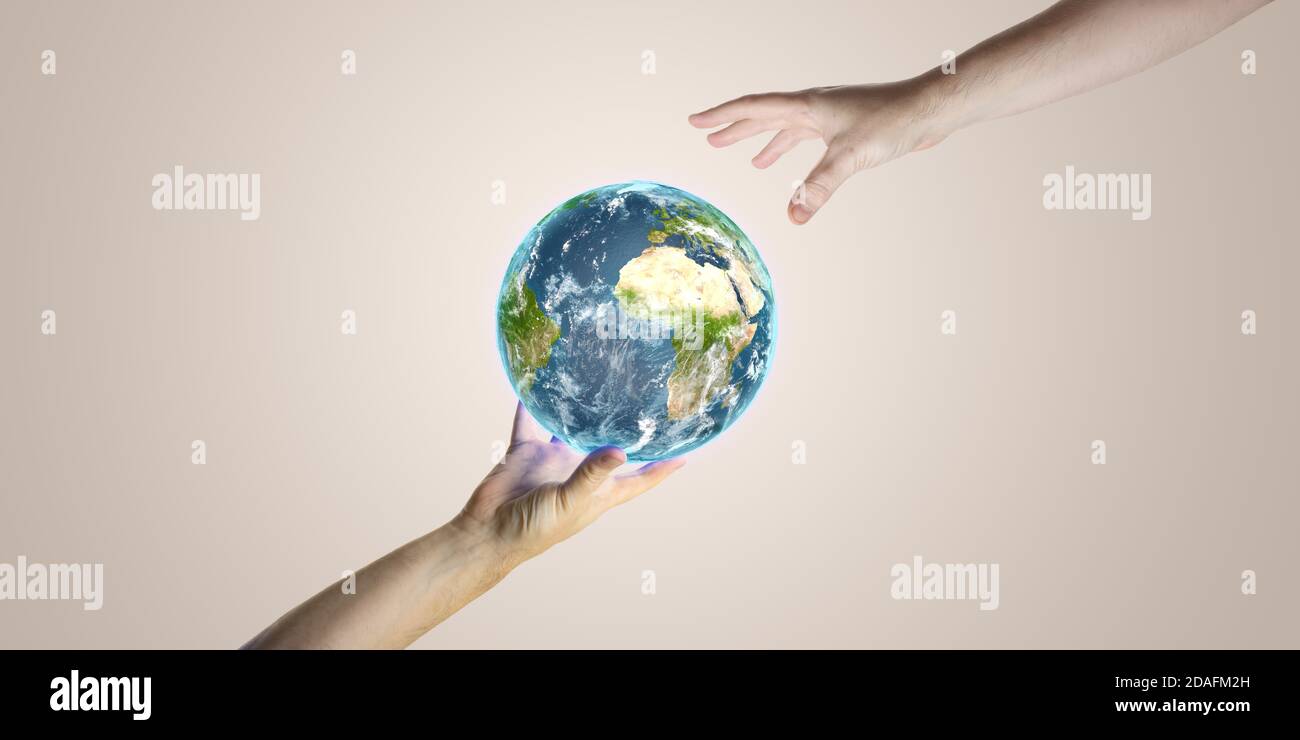 Hands around the world hi-res stock photography and images - Alamy