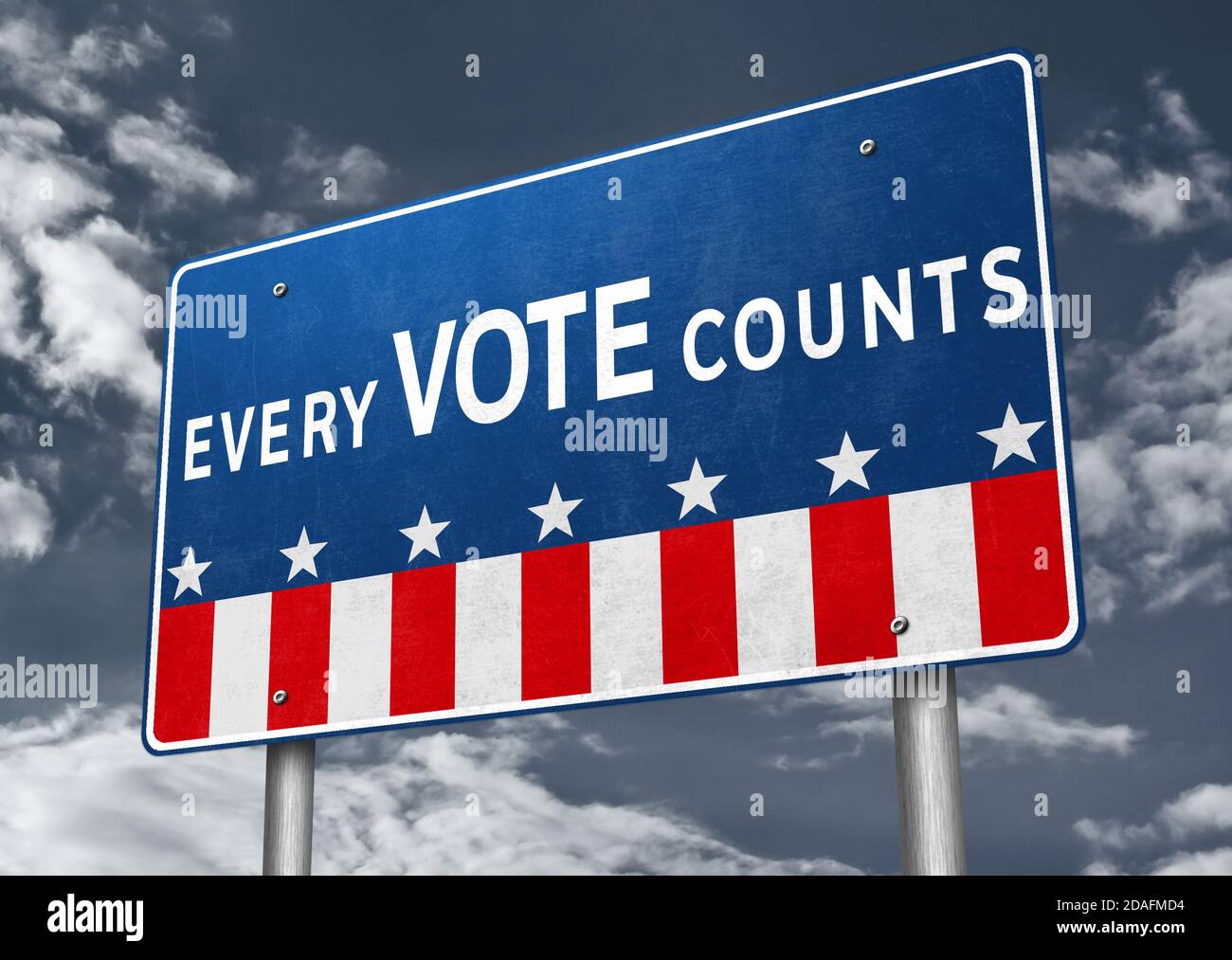 Every vote counts hi-res stock photography and images - Alamy