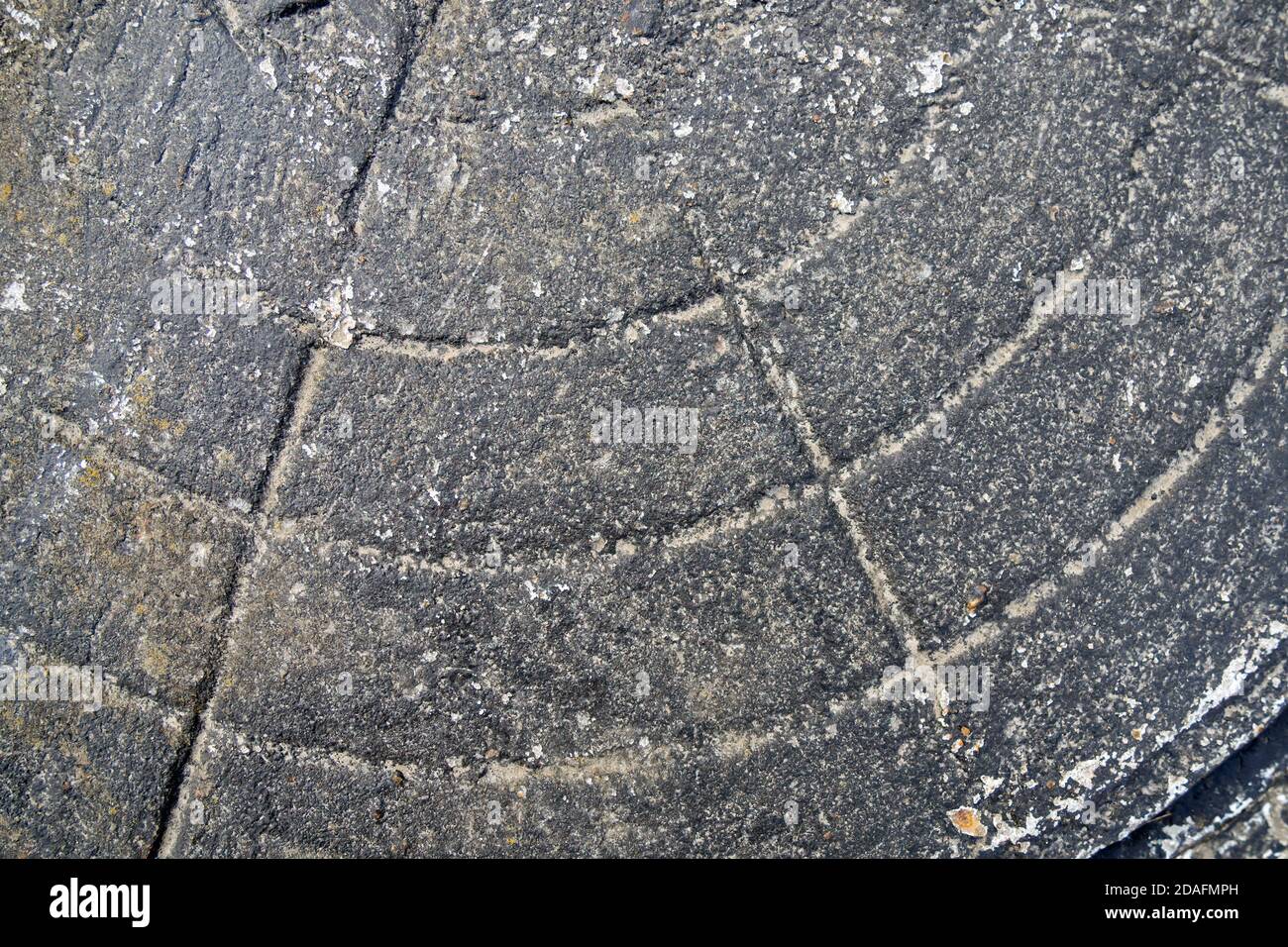 Top view close-up metal manhole cover, texture background Stock Photo ...
