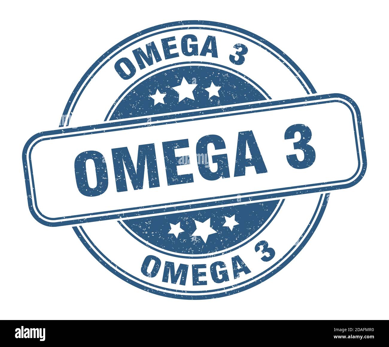 omega 3 stamp. omega 3 sign. round grunge label Stock Vector Image ...