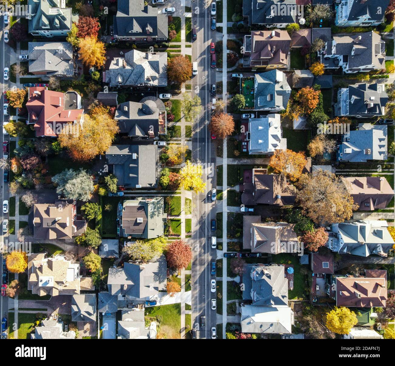 Suburbs seen from above aerial hi-res stock photography and images - Alamy