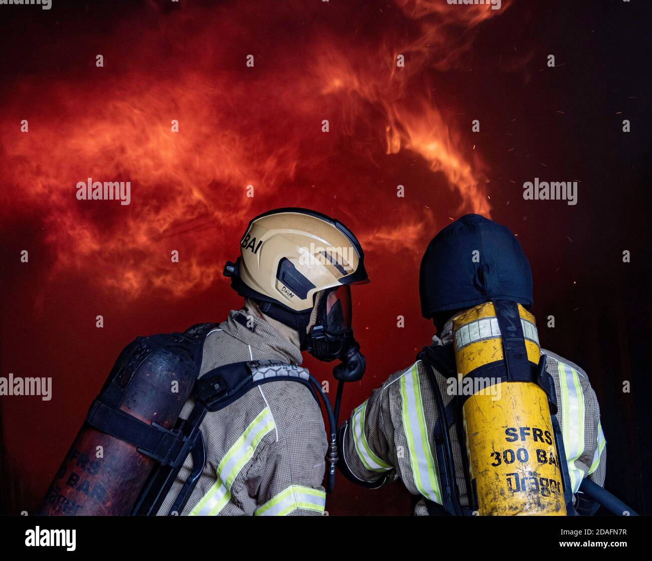 Fire Service Training Stock Photo - Alamy