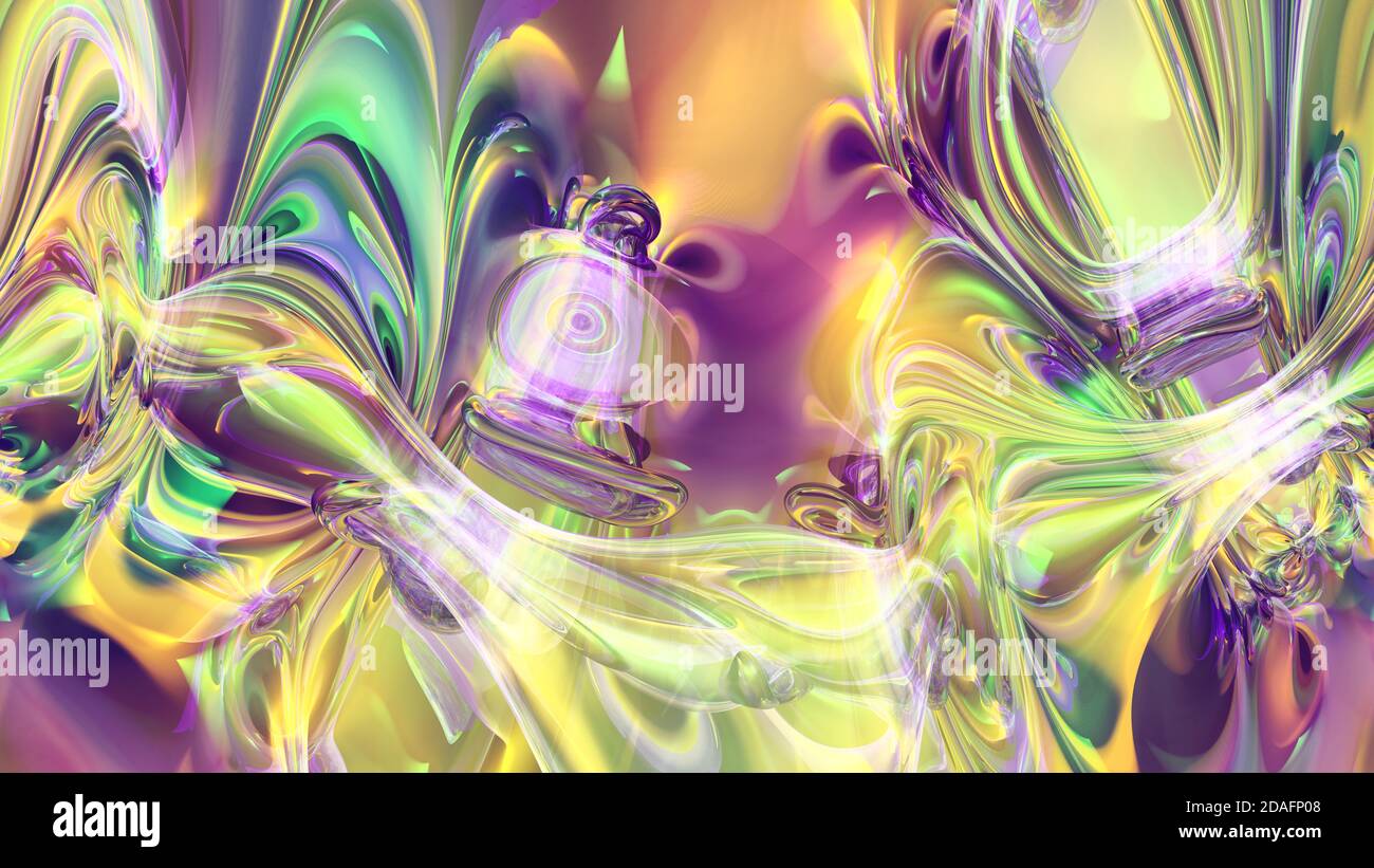 abstract glass color background illustration, 3d render Stock Photo - Alamy