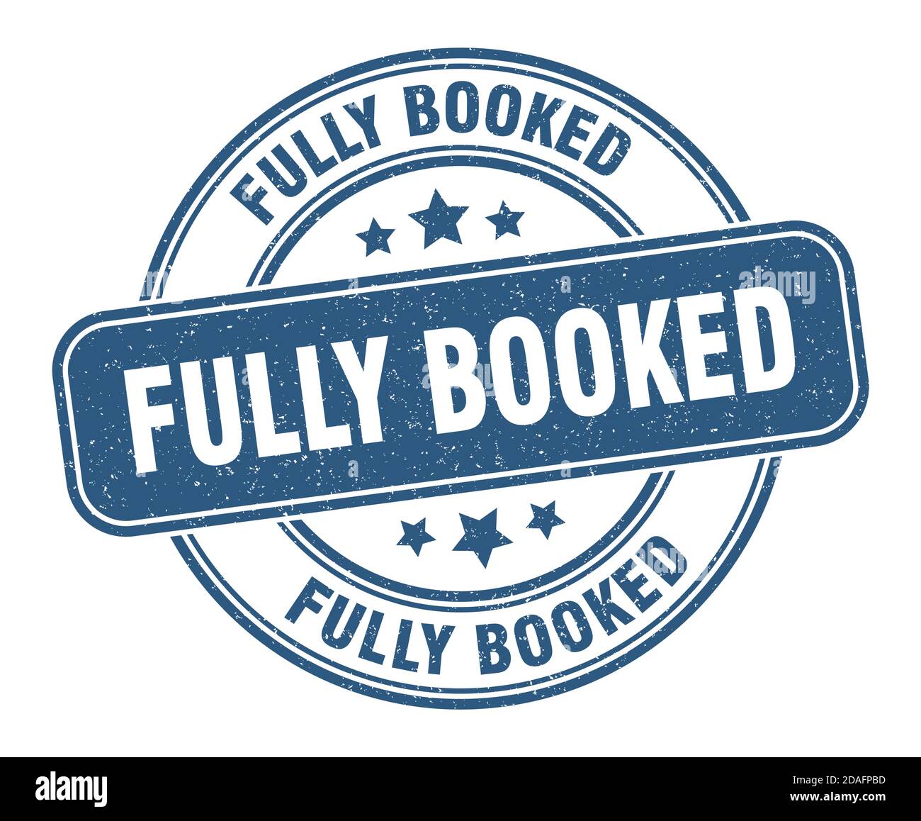 fully booked stamp. fully booked sign. round grunge label Stock Vector Image & Art - Alamy
