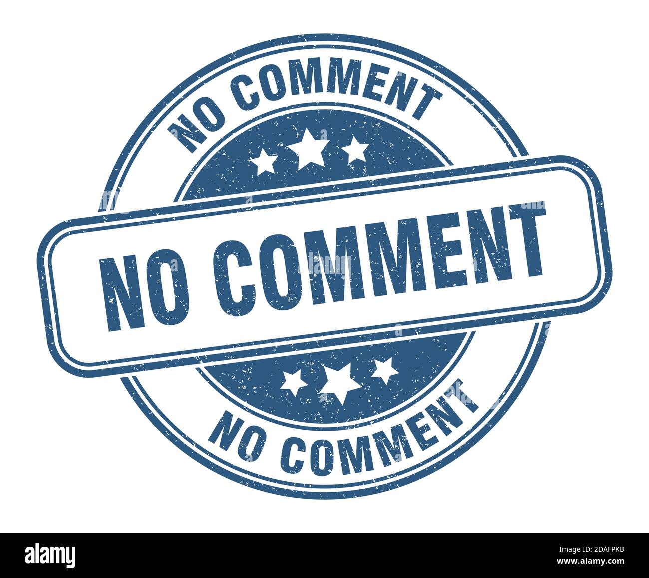 No comment stamp Stock Vector Images - Alamy